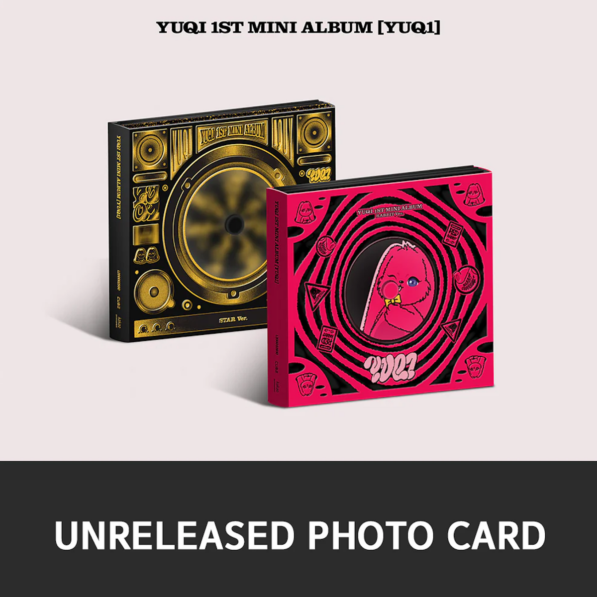 YUQI - 1st MINI ALBUM : YUQ1 + Exclusive PC – Pink Beat K-pop Shop